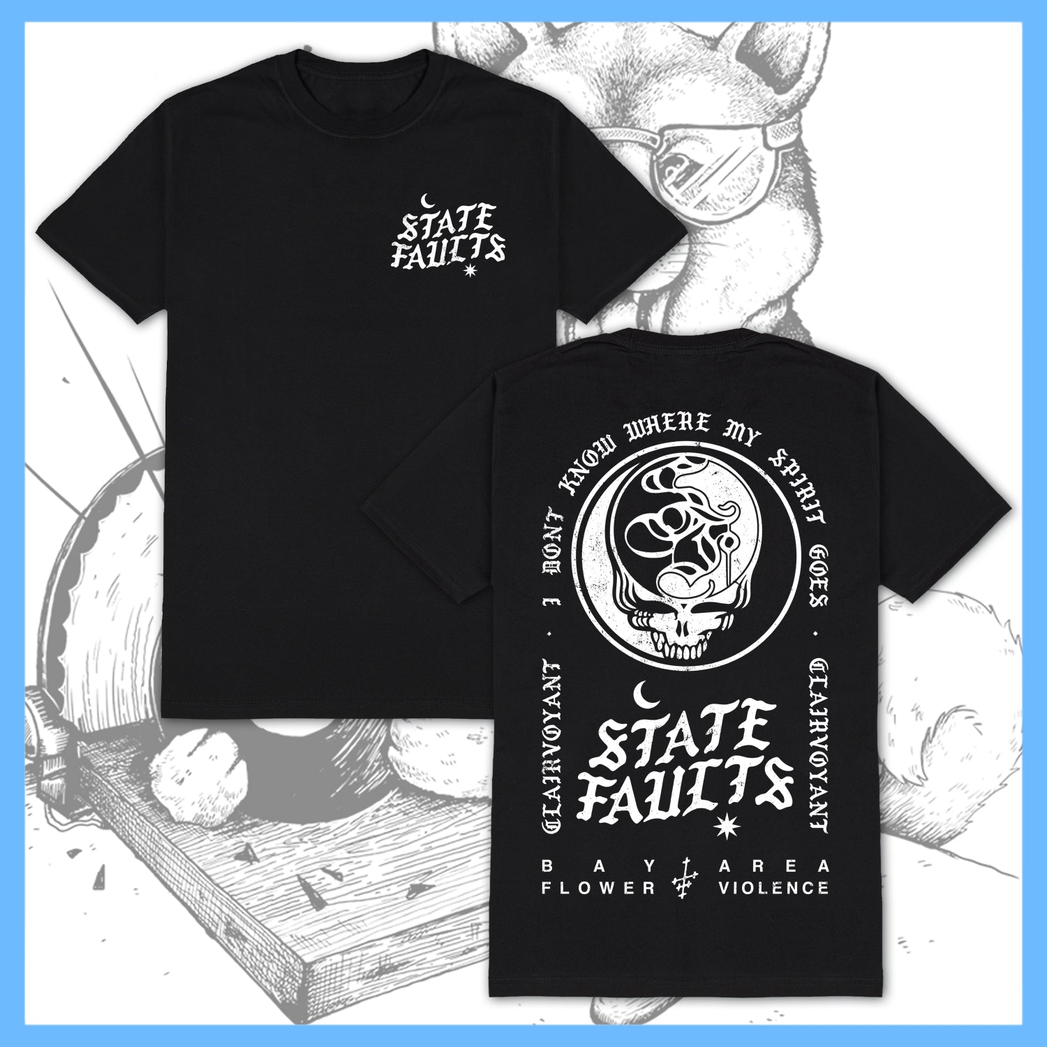 State Faults - Steal Your Spirit (Black) - T-Shirt